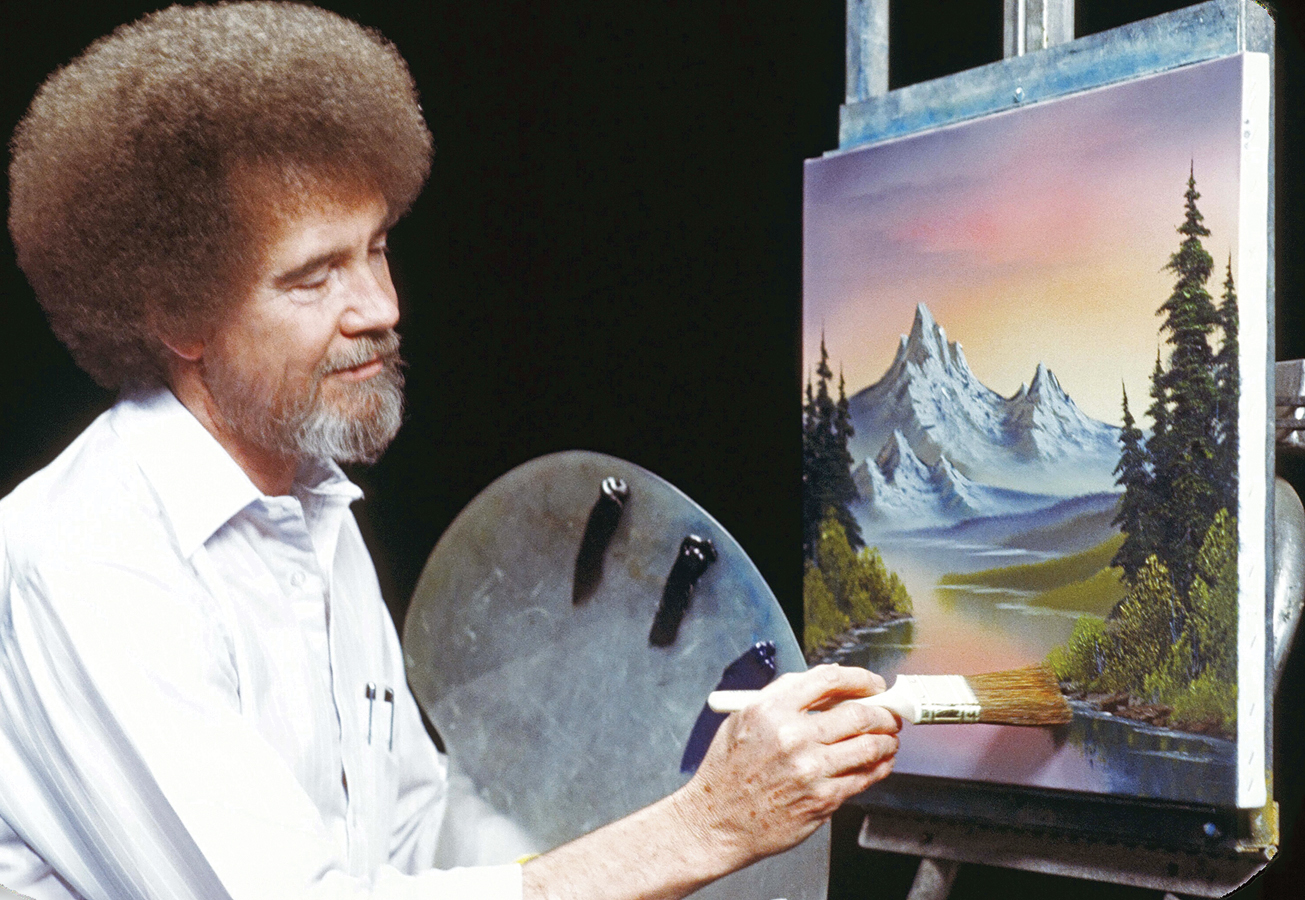 Bob Ross Painting Featured in Presidential Library | American Public ...